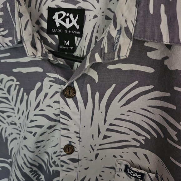 Rix | Shirts | Rix Aloha Hawaiian Short Medium | Poshmark